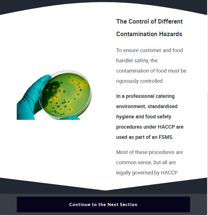 Food Safety Supervision and Management in Catering – Learning Paths